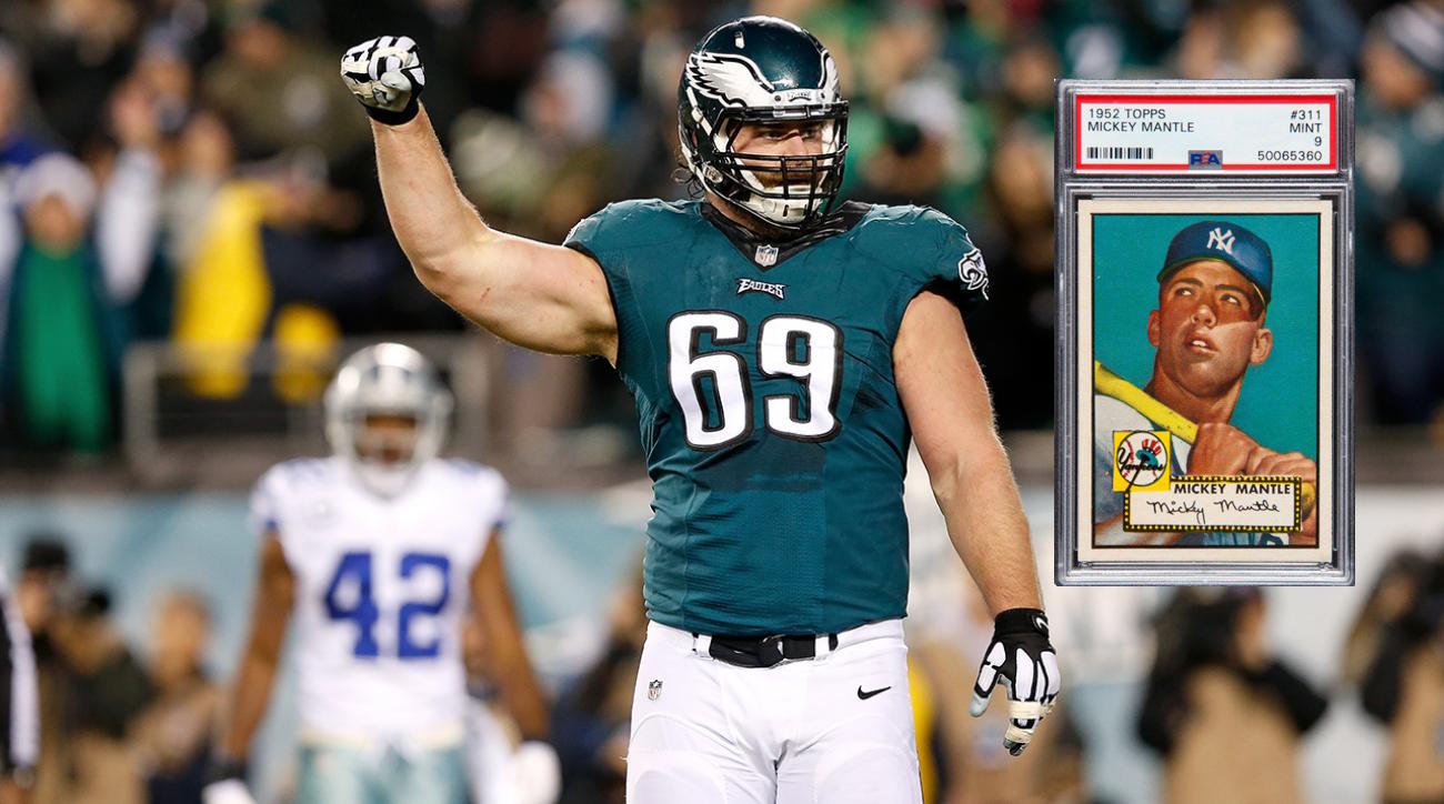 Former NFL OL Evan Mathis Sells Rare Baseball Card For A Record Setting ...