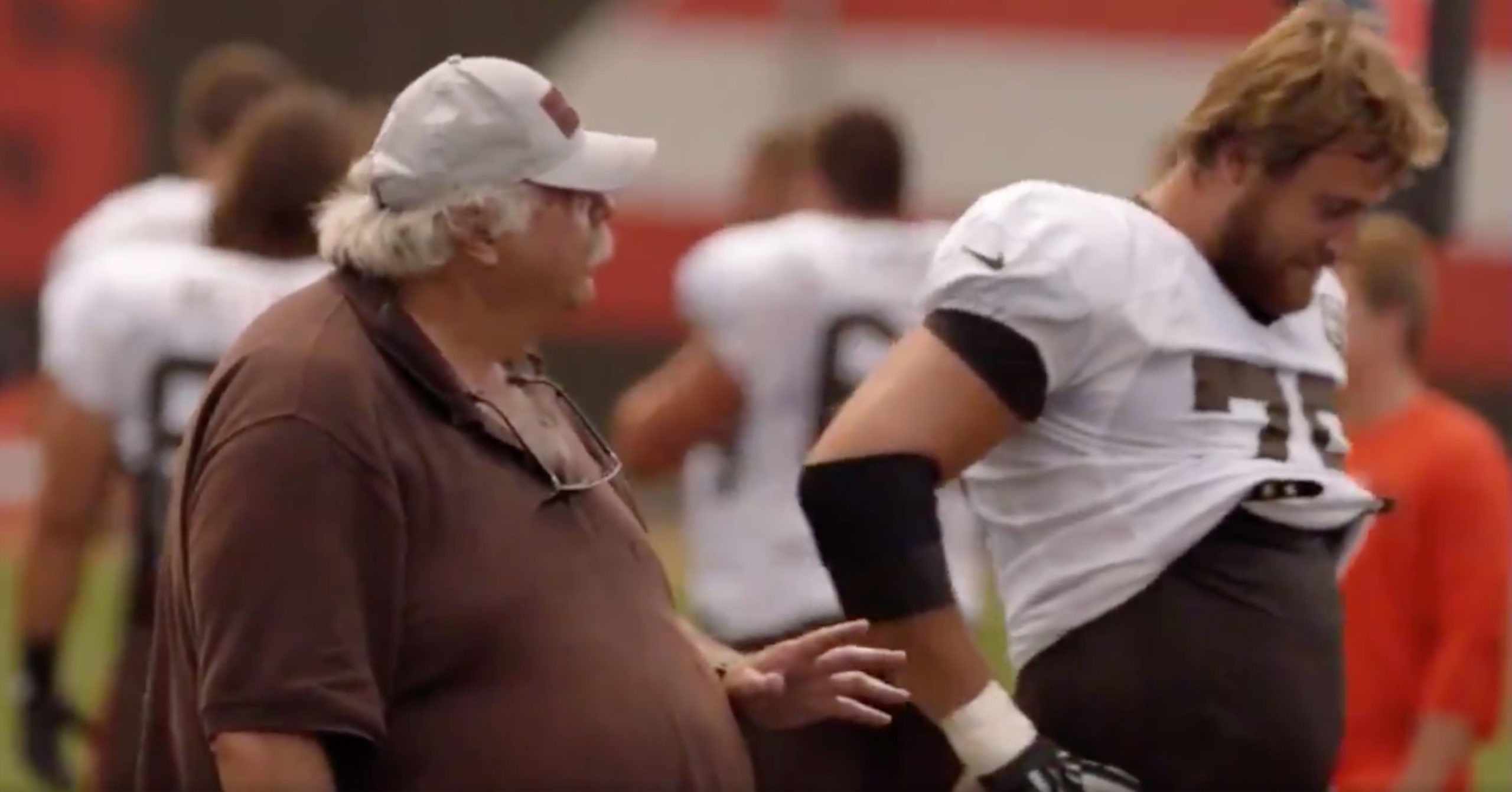 Browns O-Line Coach Talking About How Stupid Stretching Is Will Be The ...