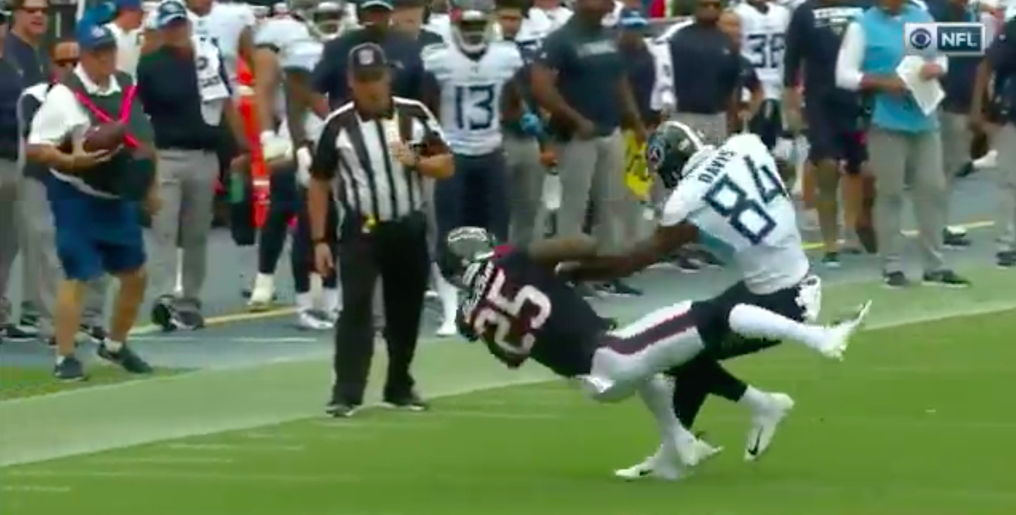 VIDEO: Titans WR Corey Davis Destroys Texans CB Kareem Jackson With A ...