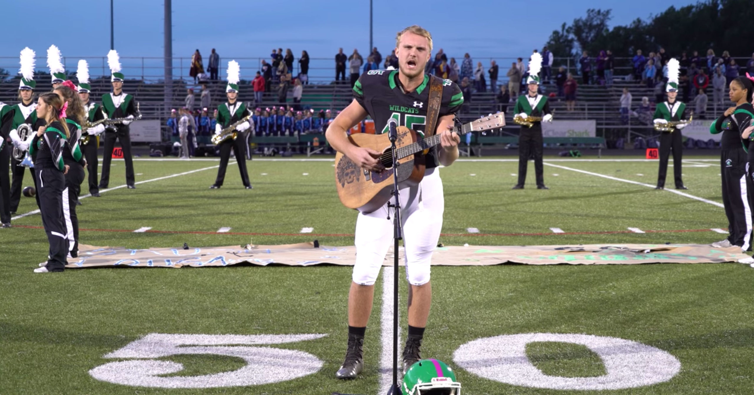 High School Football Player Goes Viral For His Country Rendition Of ...