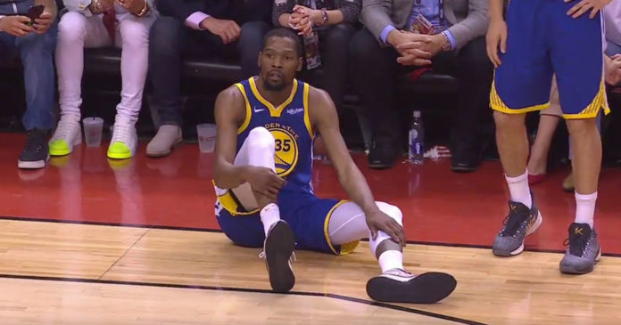 You Can See Kevin Durant's Calf Explode Inside His Leg In Slow Motion ...