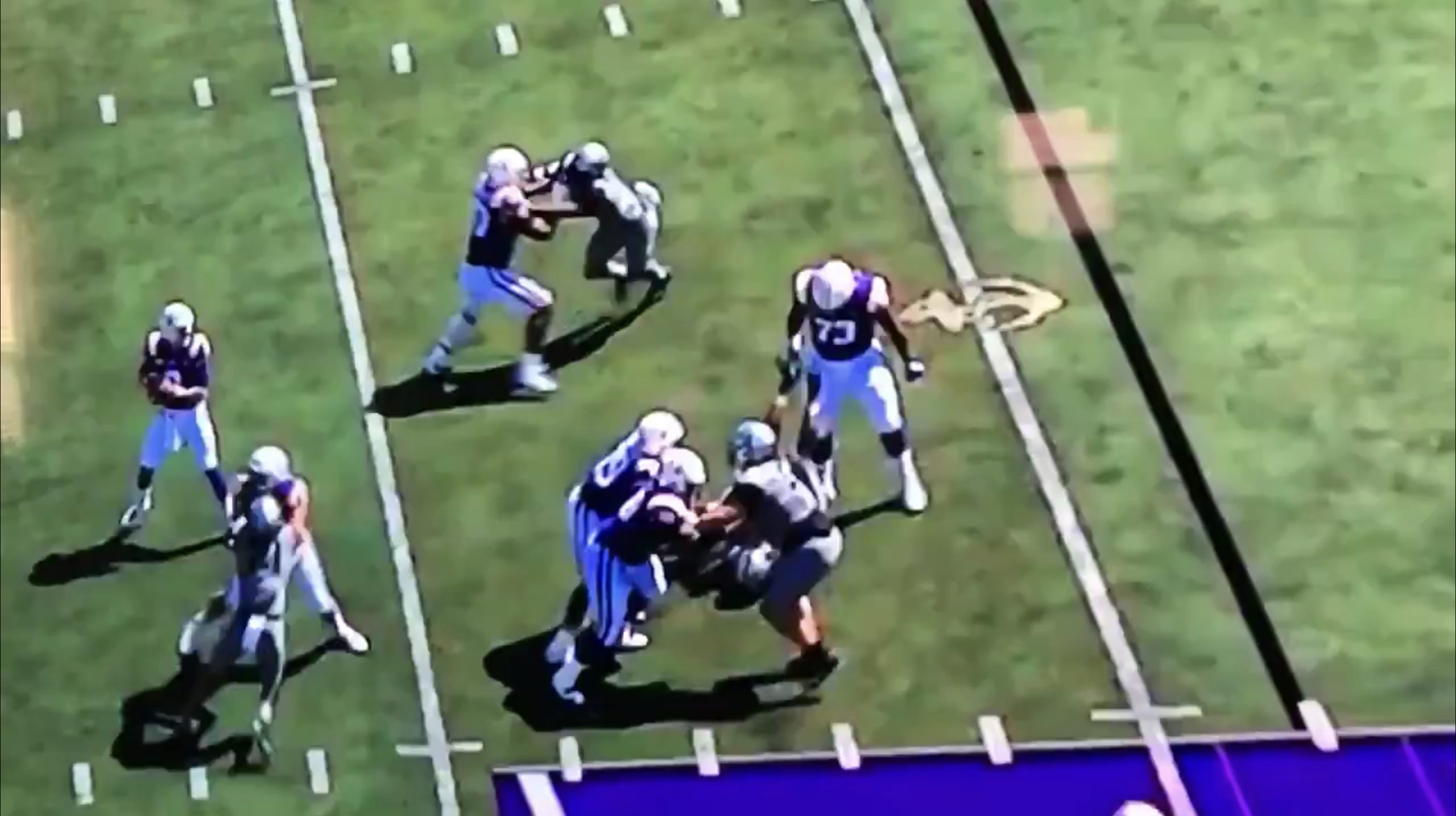 LSU Offensive Lineman Delivers Two Pancake Blocks On The Same Play ...
