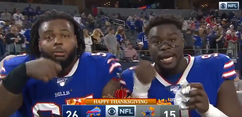 Bills Players Mock Ezekiel Elliott's 'Feed Zeke' Celebration After ...