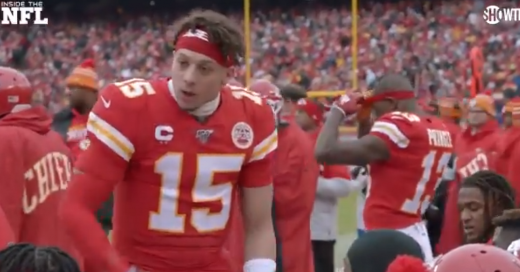 A Mic’d Up Patrick Mahomes Delivers An Emotional Speech To His ...