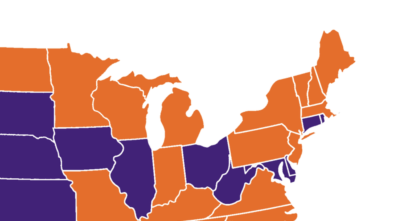 Map Shows USA Split On Who To Root For In 2020 National Championship ...