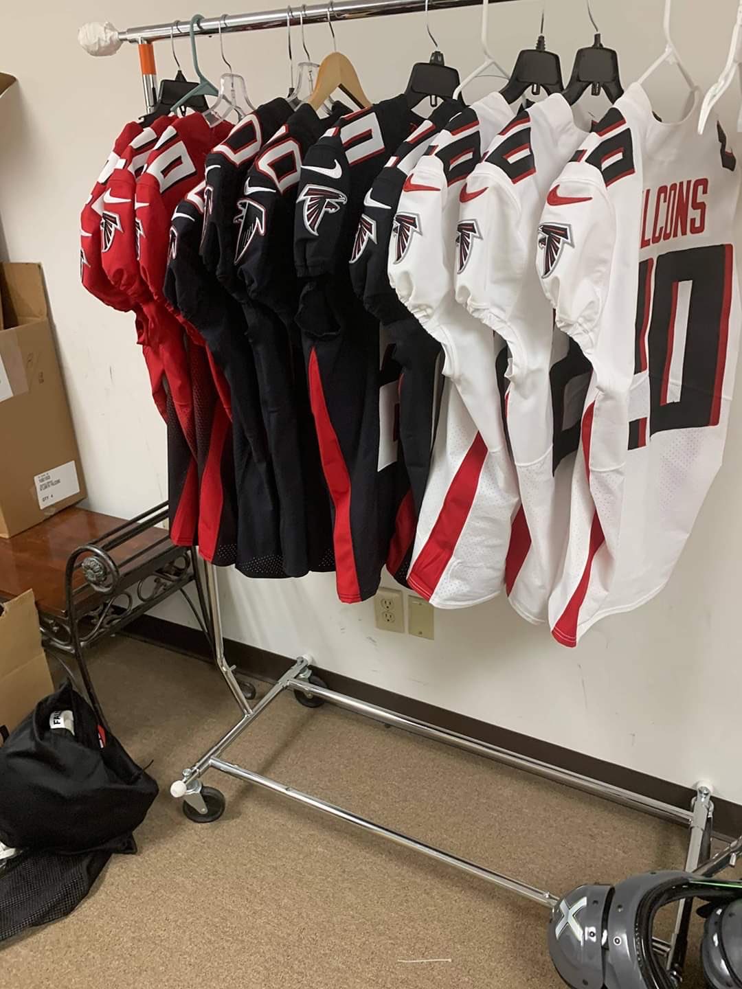 New Atlanta Falcons Uniforms Complete With Matte Black Helmets Leak ...