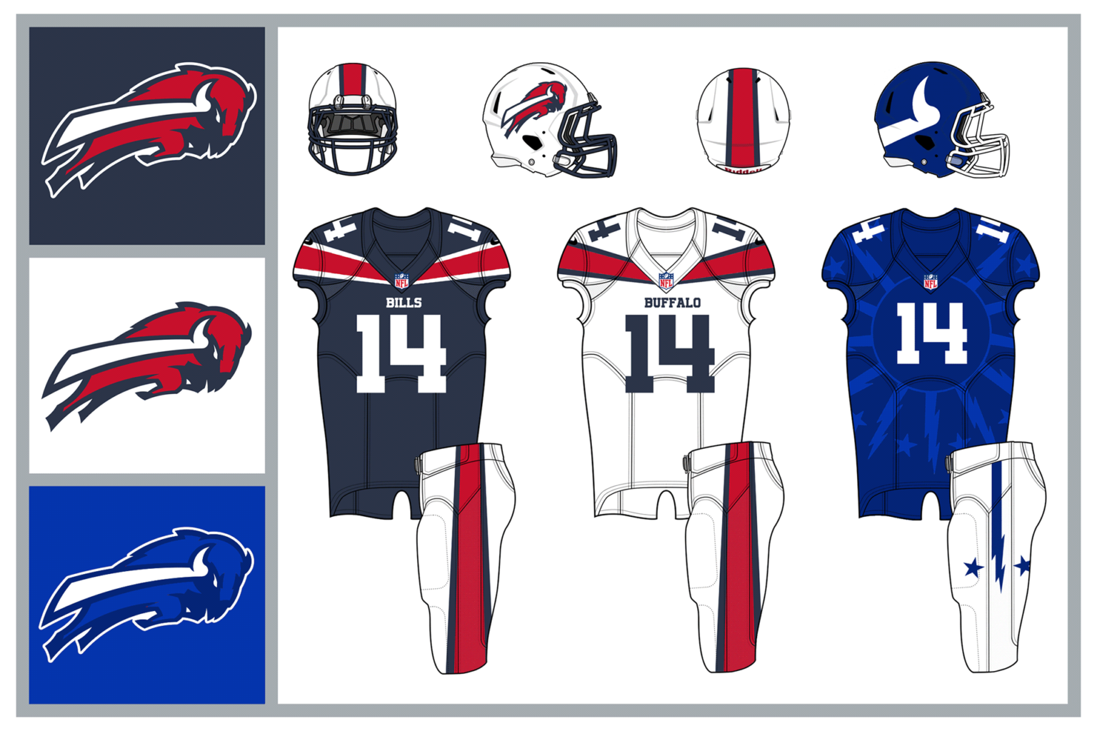 Designer Rebrands Every NFL Team, Complete With New Logo & Uniform ...