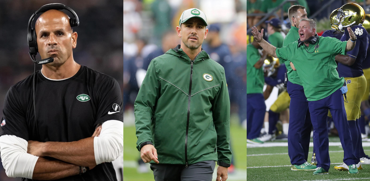 Brian Kelly Once Invited Matt LaFleur And Robert Salah To A Party Just ...