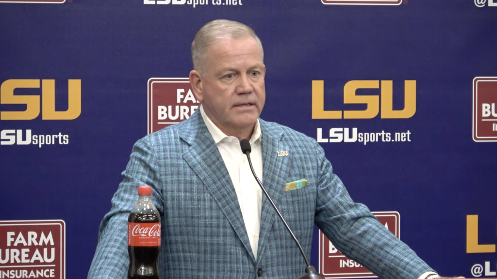 Reporter Roasted LSU HC Brian Kelly During Press Conference: "Maybe If ...