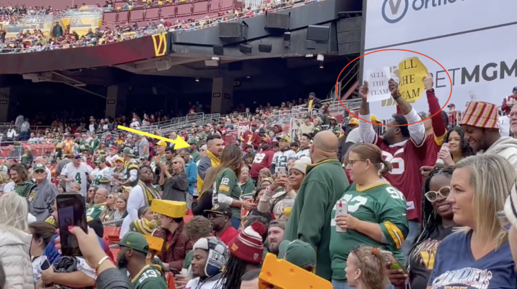 Washington Commanders Stadium Security Forced Fans To Take Down "Sell ...