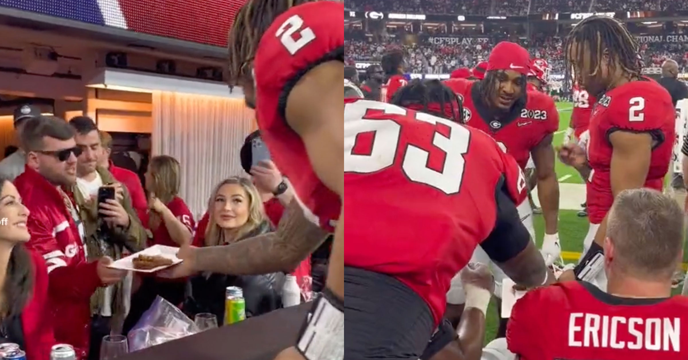 Georgia Was Beating TCU By So Much They Were Eating Chicken Wings On ...