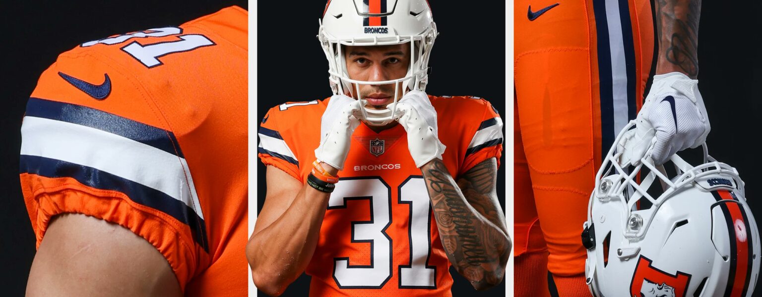 Denver Broncos Unveil 'Snowcapped' Throwback Helmets To Pair With Retro ...