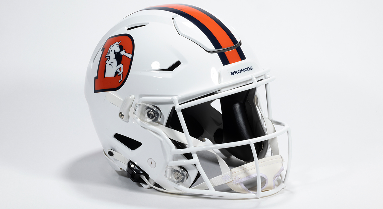 Denver Broncos Unveil 'Snowcapped' Throwback Helmets To Pair With Retro ...