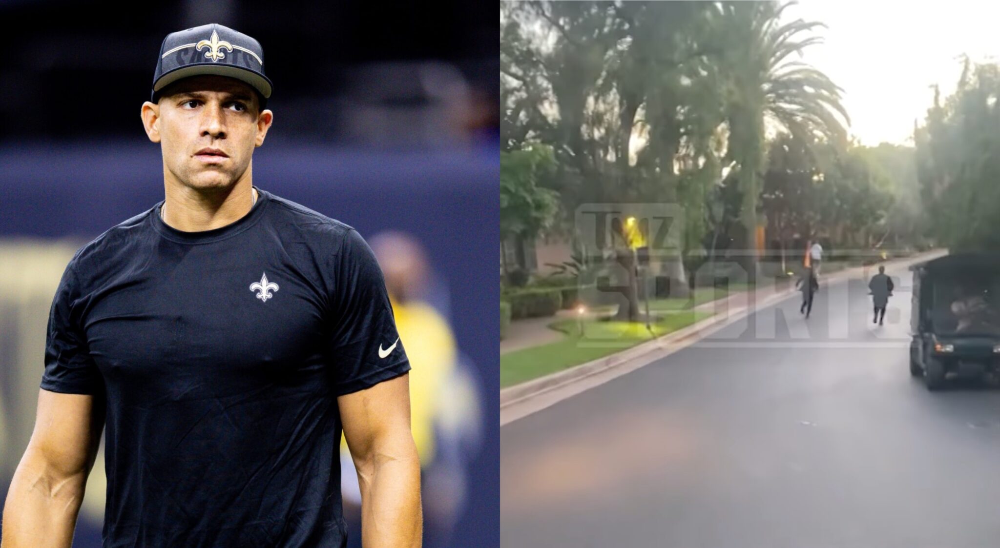 Footage Emerges Showing Jimmy Graham Running From Security Before He ...