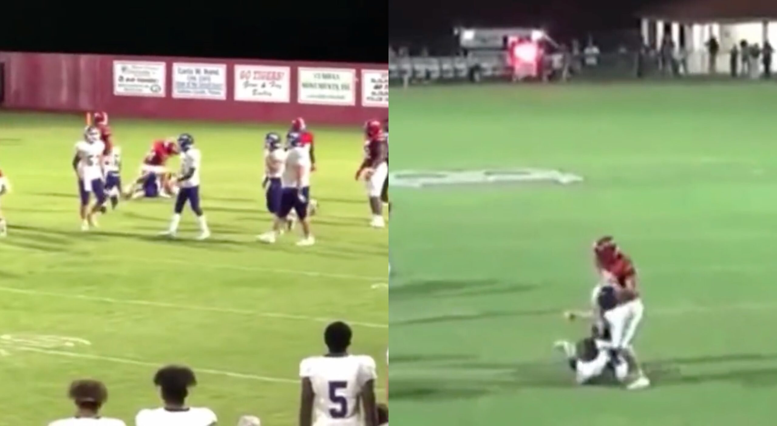 High School Football Player Airlifted To Hospital After Having Face ...