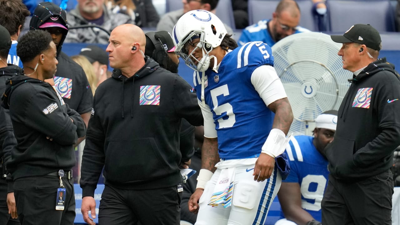 BREAKING: Colts QB Anthony Richardson Leaves Game After Suffering Scary Shoulder Injury vs ...