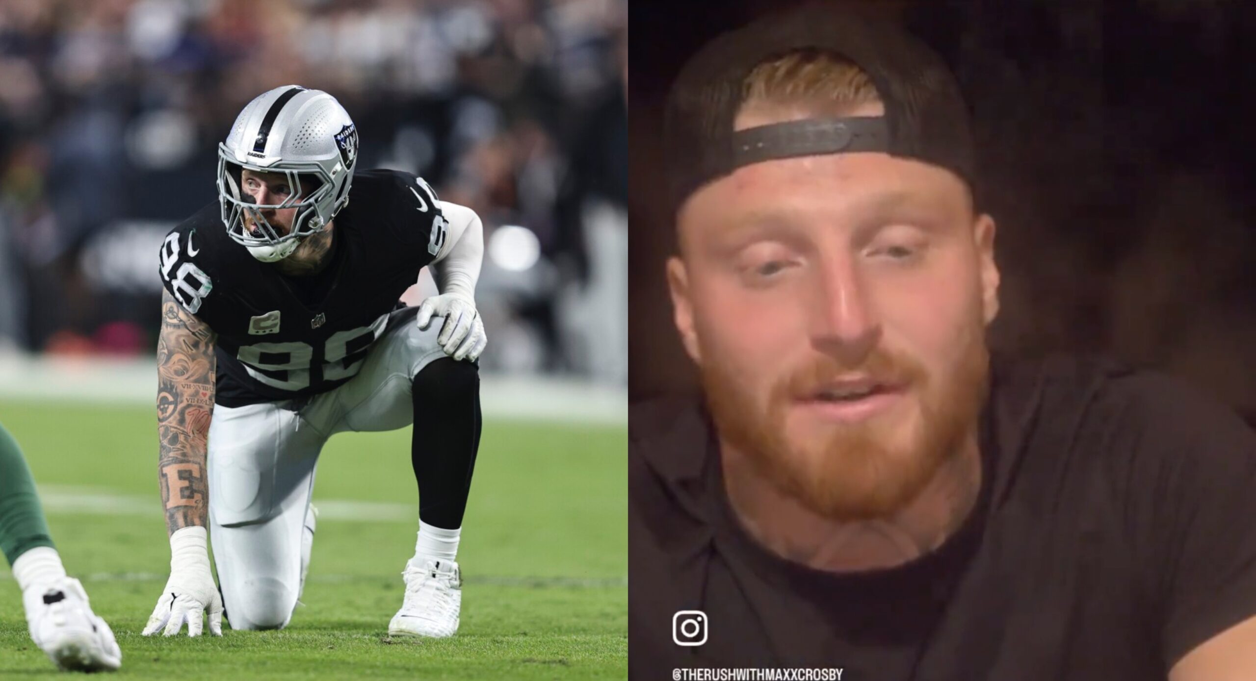 Maxx Crosby Said The NFL Made Him Change 'Sobriety-Themed' Facemask ...