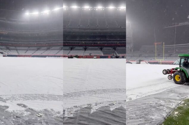Snow Is Coming Down Hard In Denver Ahead Of Chiefs-Broncos Snow Game ...
