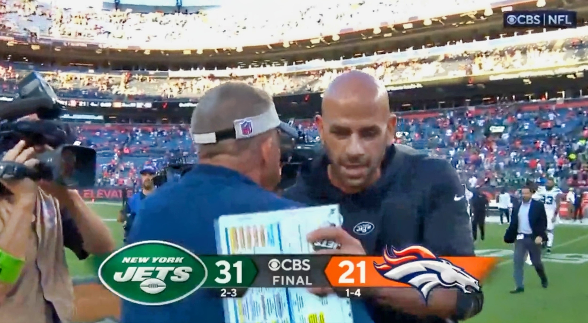 Robert Saleh Told Sean Payton To "Stay Humble" During Postgame Handshake After Jets Win vs ...