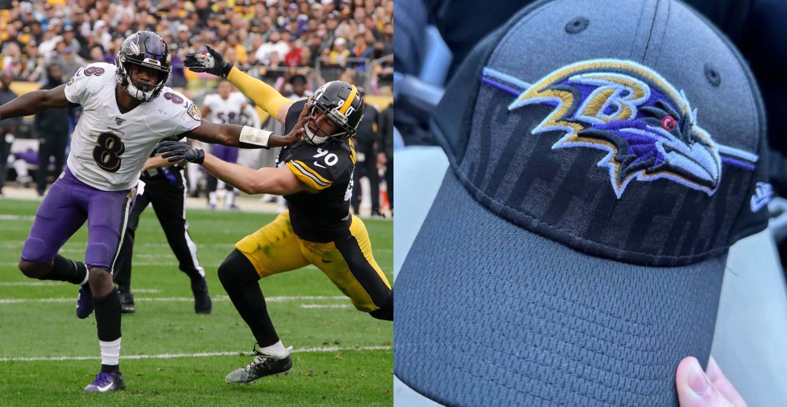 Baltimore Fan Buys Ravens Hat With Steelers Lettering Beneath Logo ...