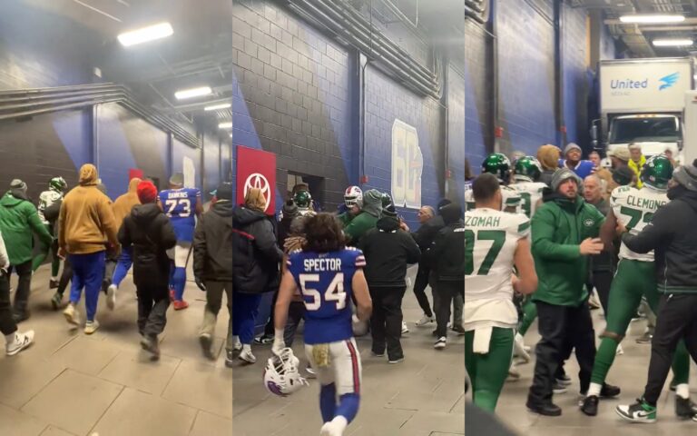 New Video Emerges Showing Michael Clemons And Dion Dawkins In A Heated ...