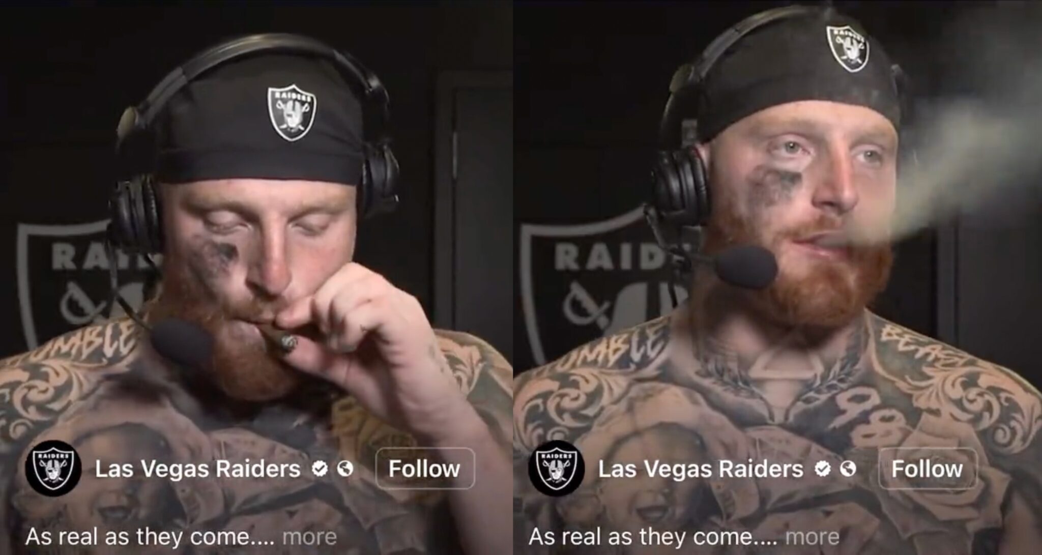 Fans Are Convinced Raiders' Maxx Crosby Was Smoking A Blunt During TV ...