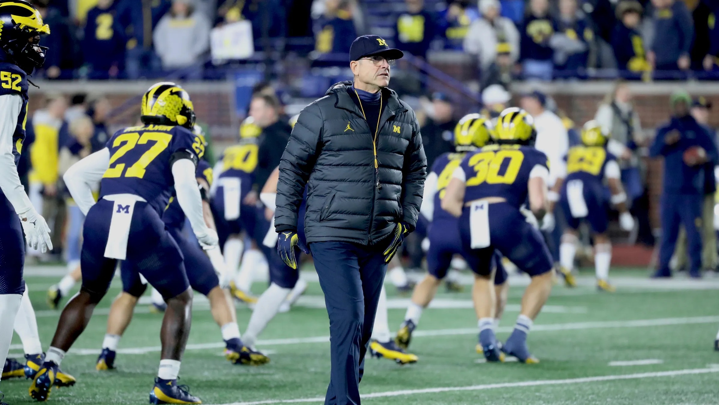 RUMOR: Michigan HC Jim Harbaugh To Be Suspended 'Indefinitely' For Sign ...