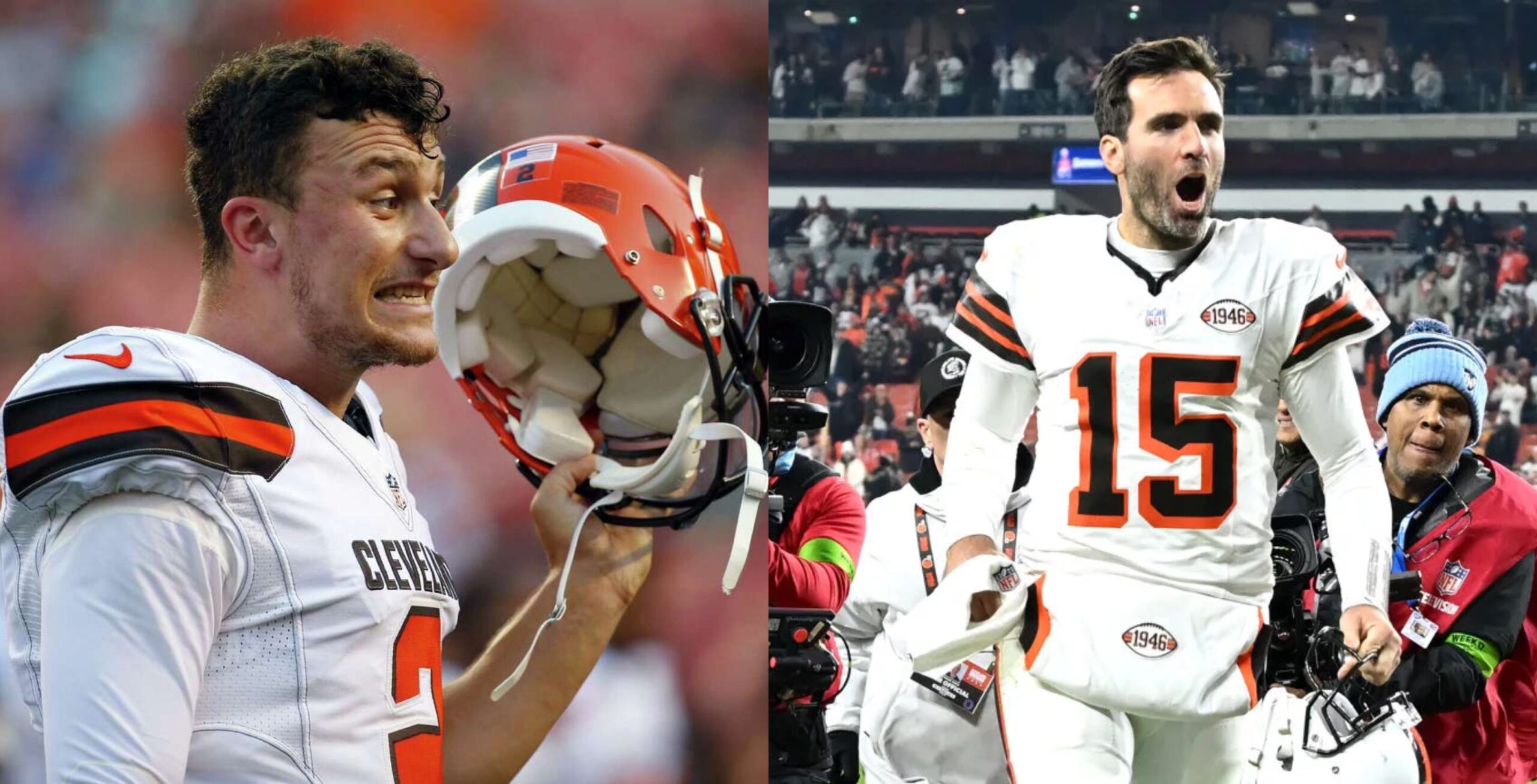 Johnny Manziel Had Hilarious Reaction To Joe Flacco Nearing Him on ...