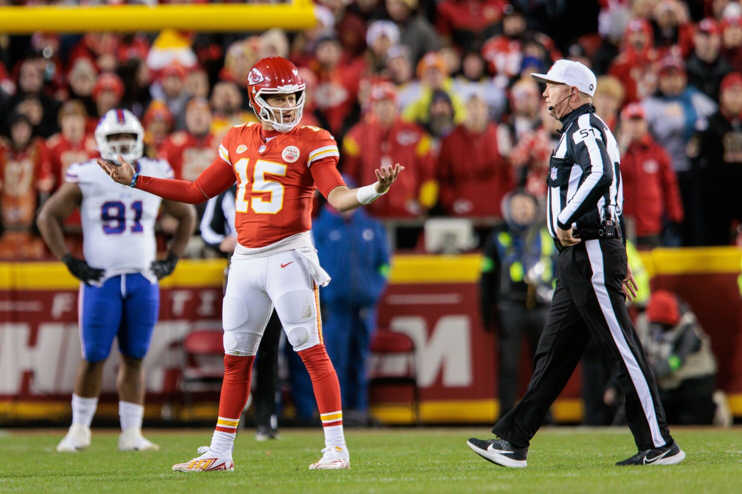 Ref In Bills-Chiefs Game Explains Penalty: "He Was So Offsides, He Was ...