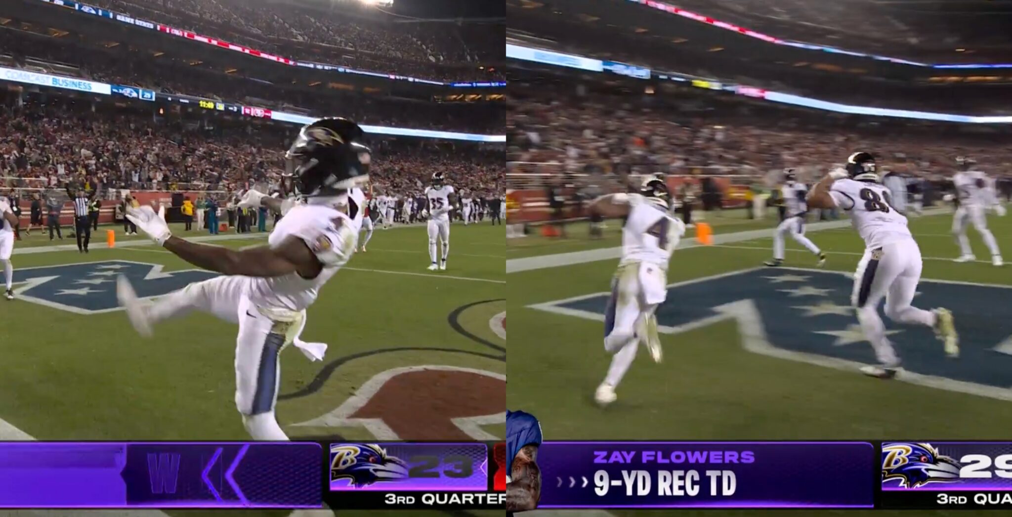 Ravens WR Zay Flowers Did The "Grinch Stole Christmas" Celebration ...