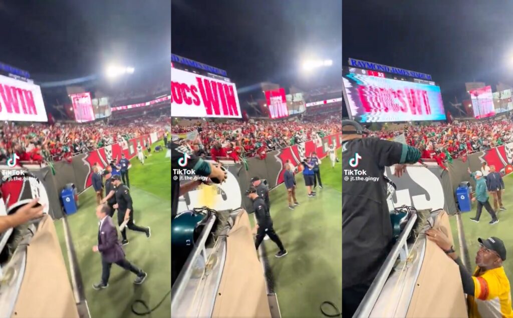 Eagles Fan Threw Popcorn At Nick Sirianni As He Walked Off Field After ...