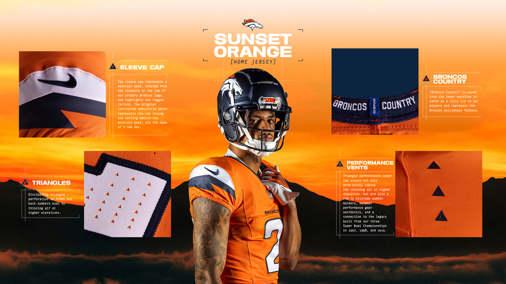 Denver Broncos Unveil Their New Uniforms