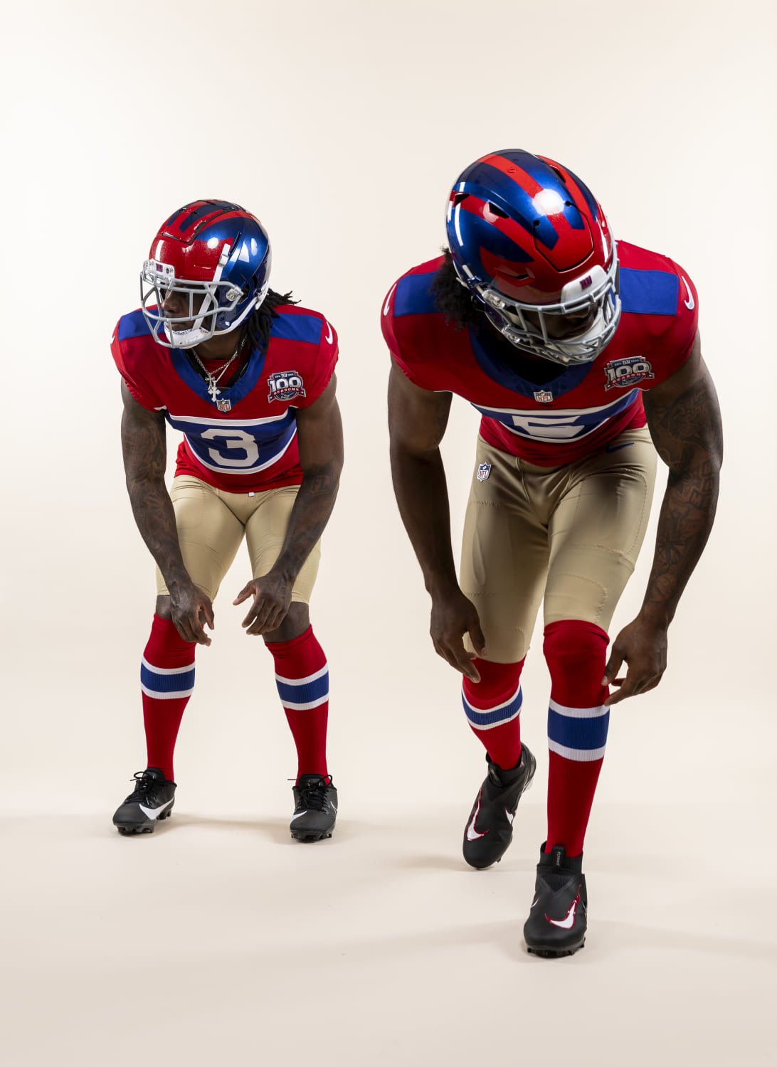 New York Giants Release 'Century Red' Throwback Uniforms For 100th ...