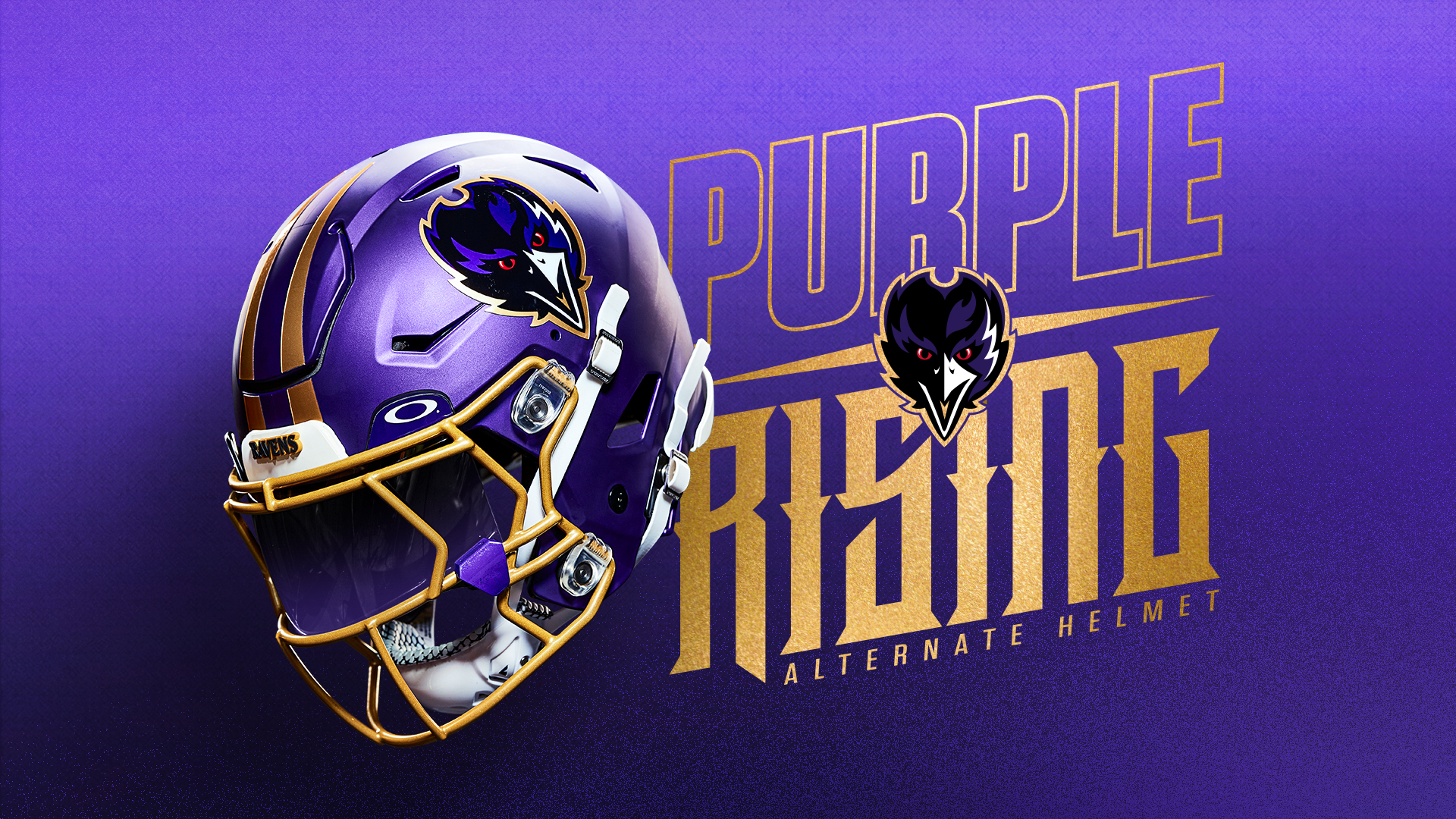 Baltimore Ravens Unveil Alternate Matte Purple Helmets To Be Worn This ...