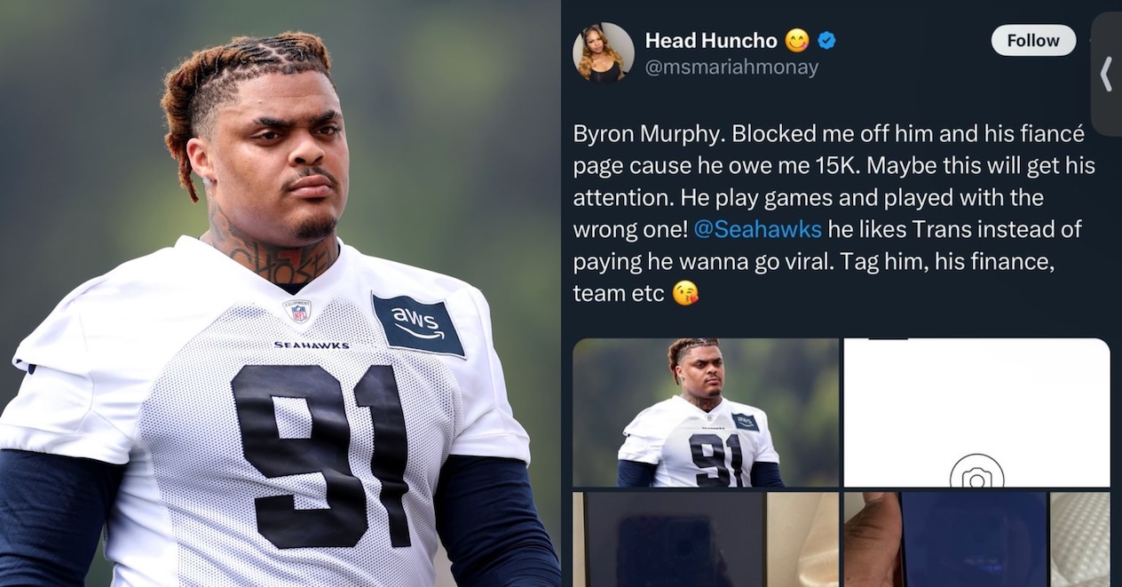 Seahawks' Byron Murphy Contacted FBI And Accused Transexual Only Fans ...