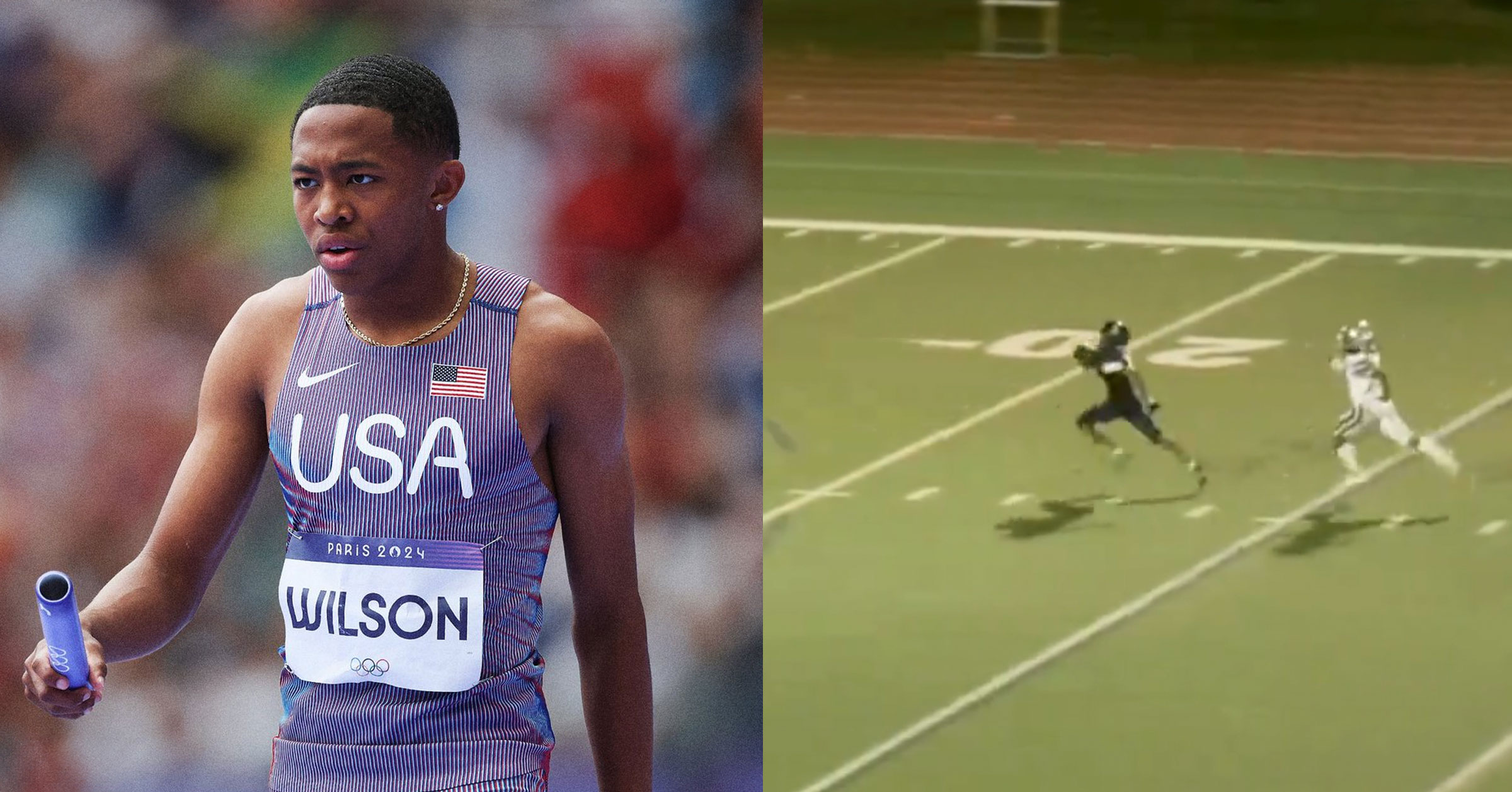 16-Yr-Old Olympic Gold Medalist Sprinter Quincy Wilson's High School ...
