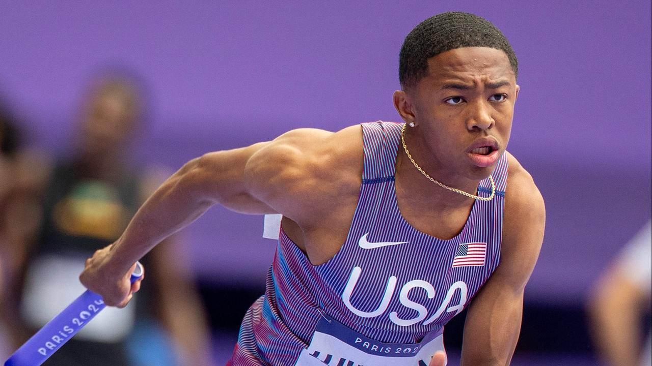 16-Yr-Old Olympic Gold Medalist Sprinter Quincy Wilson's High School ...