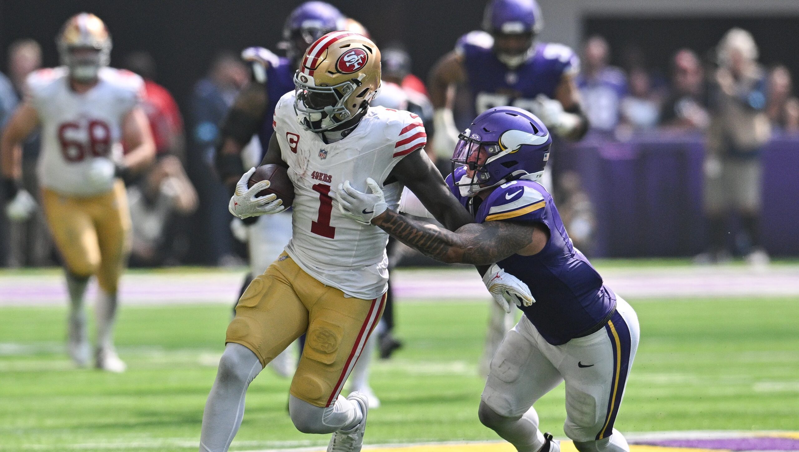 REPORT: Deebo Samuel To Miss 'Couple Of Weeks' After Suffering Calf ...