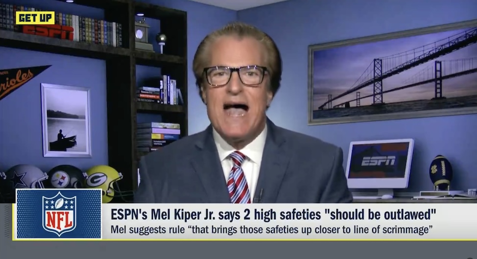 ESPN's Mel Kiper Jr. Says NFL Should Ban Common Defensive Scheme ...