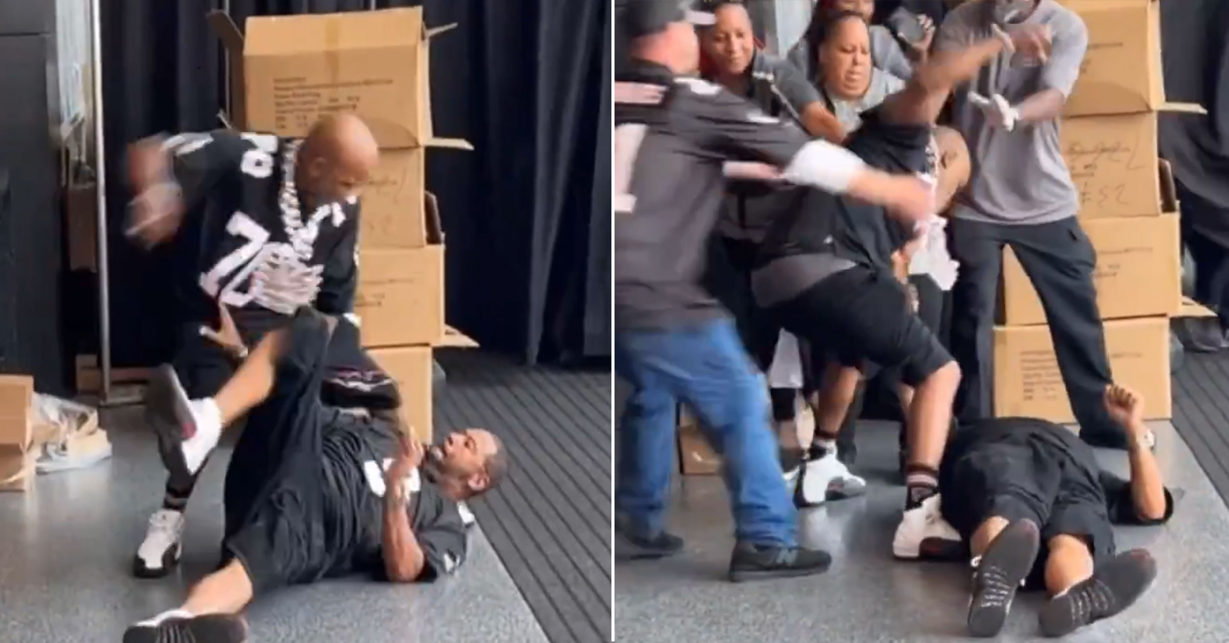 Falcons Fan KOs Another Falcons Fan During Fist Fight At Week 1 Opener