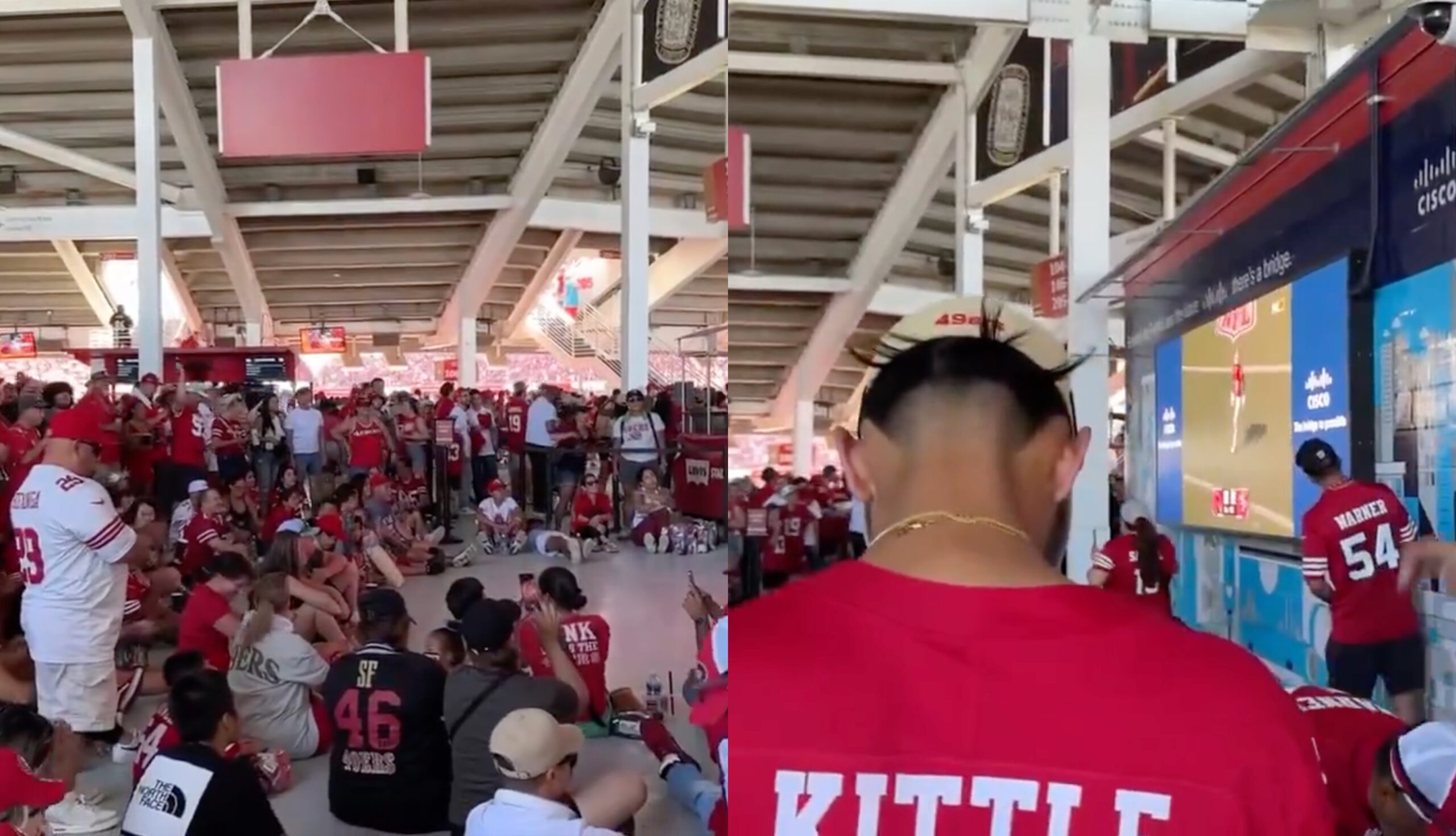 49ers Fans Watched Game From Levi Stadium Concourse To Escape Record ...