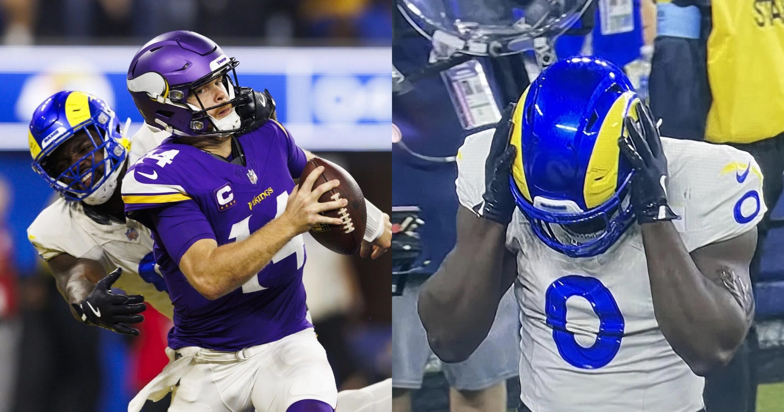 Rams' Byron Young Had The Perfect Response To His Uncalled Face-Mask ...