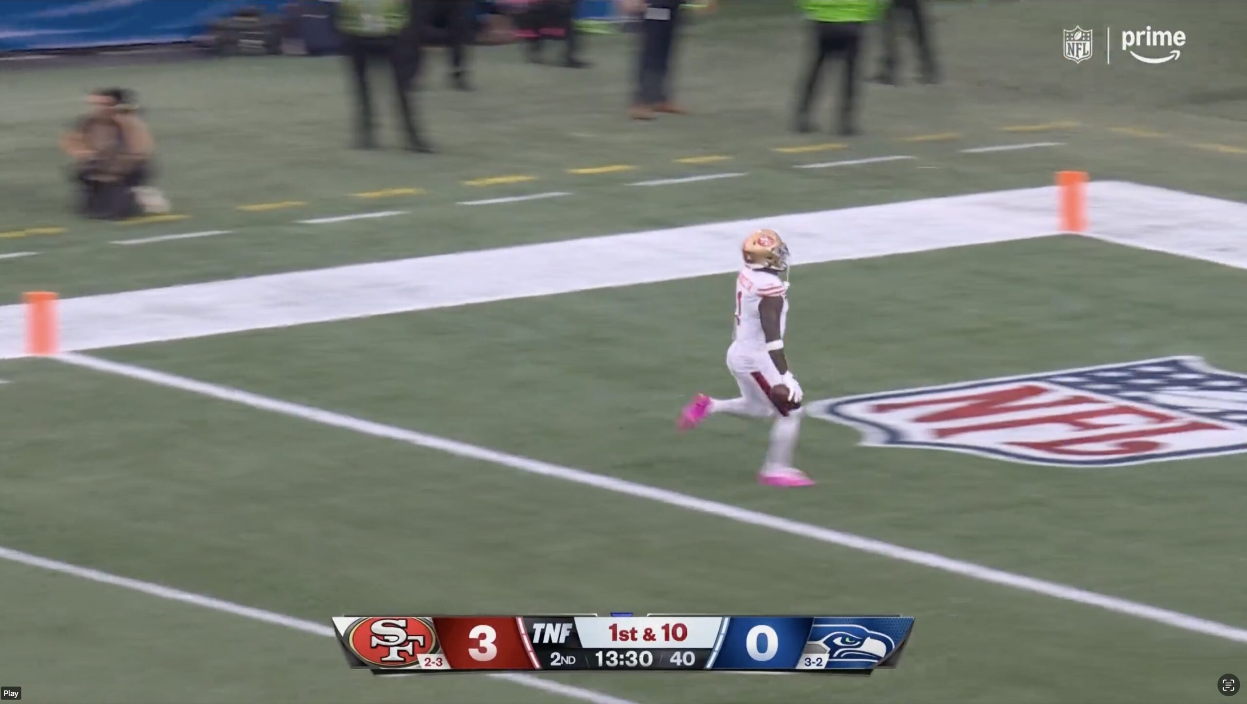 49ers WR Deebo Samuel Goes 76-Yards For A Touchdown vs Seahawks - Daily ...