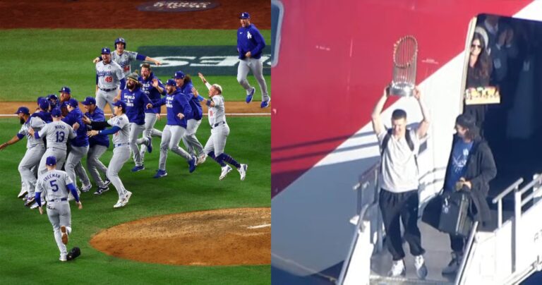 Dodgers Flew Back To Los Angeles In Patriots Team Plane After Beating ...