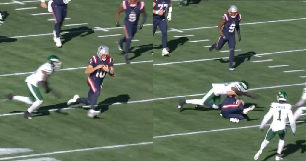 BREAKING: Drake Maye Ruled After Suffering Concussion vs Jets - Daily Snark