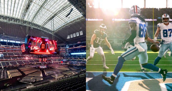 Jerry Jones Closes Curtains At AT&T Stadium For Mike Tysons-Jake Paul ...