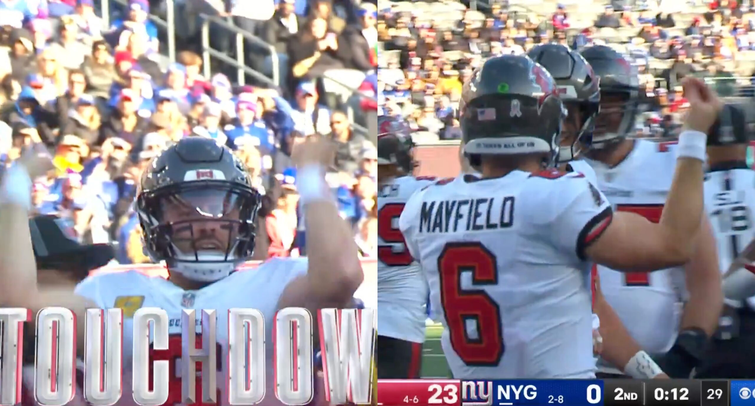 Baker Mayfield Mocks Tommy DeVito's Italian-Themed Celebration After Scoring Touchdown - Daily Snark