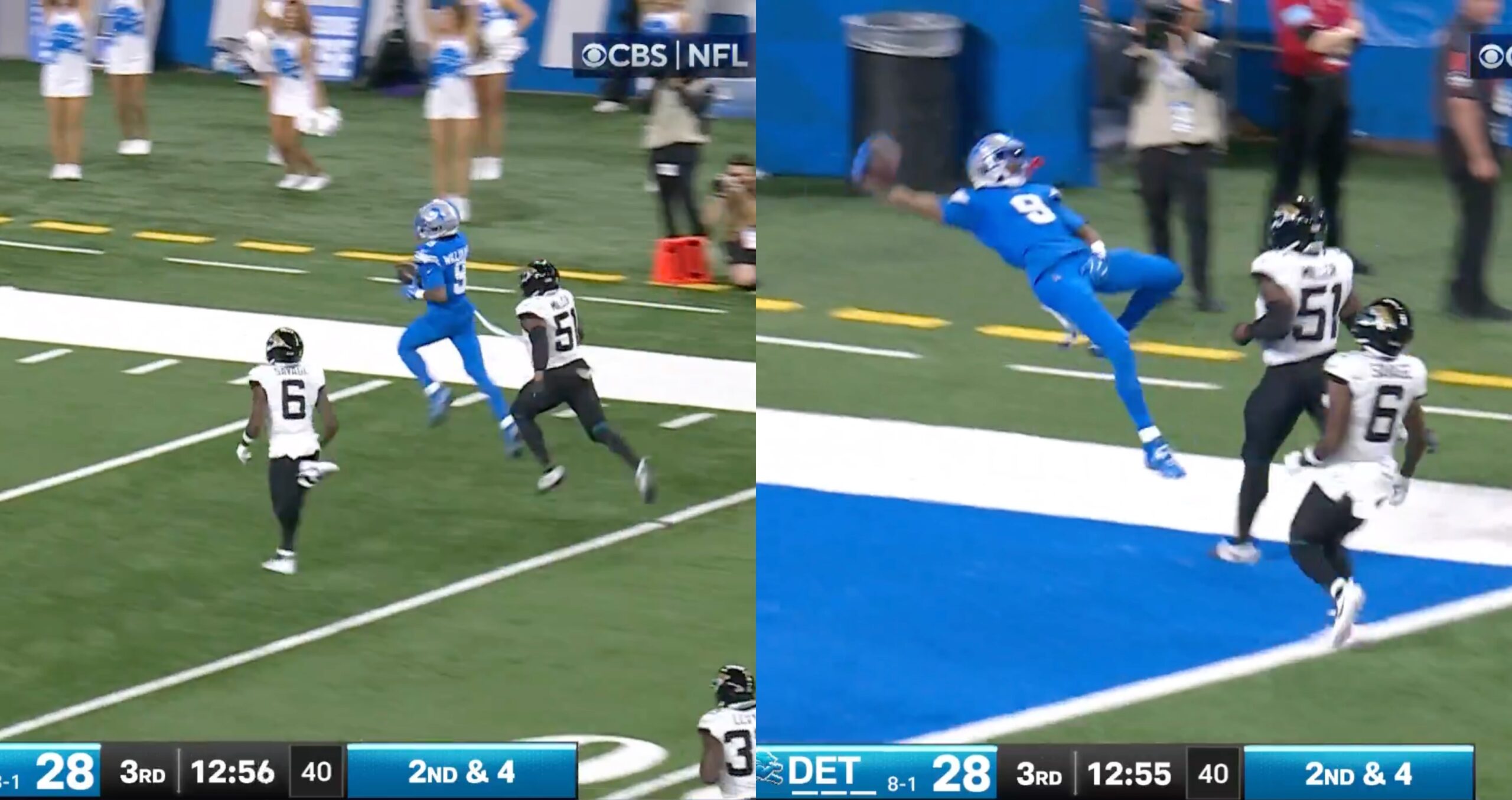 Jameson Williams Did The Marshawn Lynch 'Beast Mode' Celebration After ...