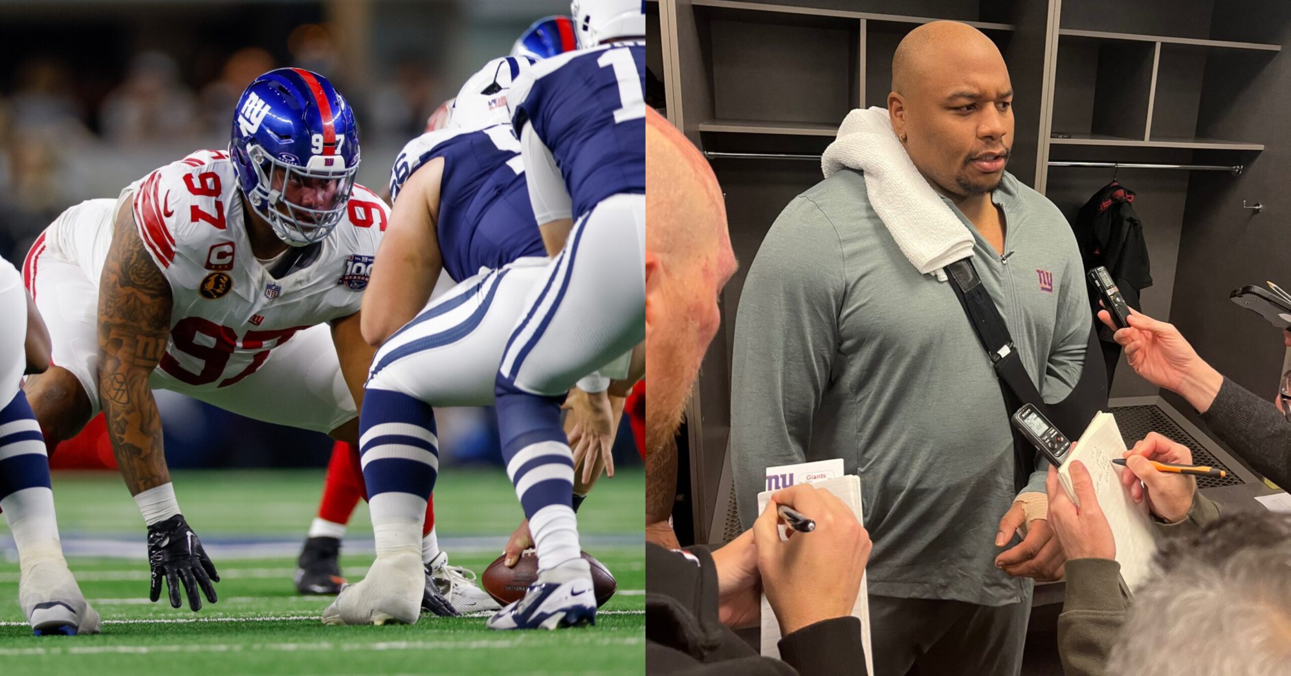 Giants DT Dexter Lawrence Suffered A Dislocated Elbow During Loss vs ...