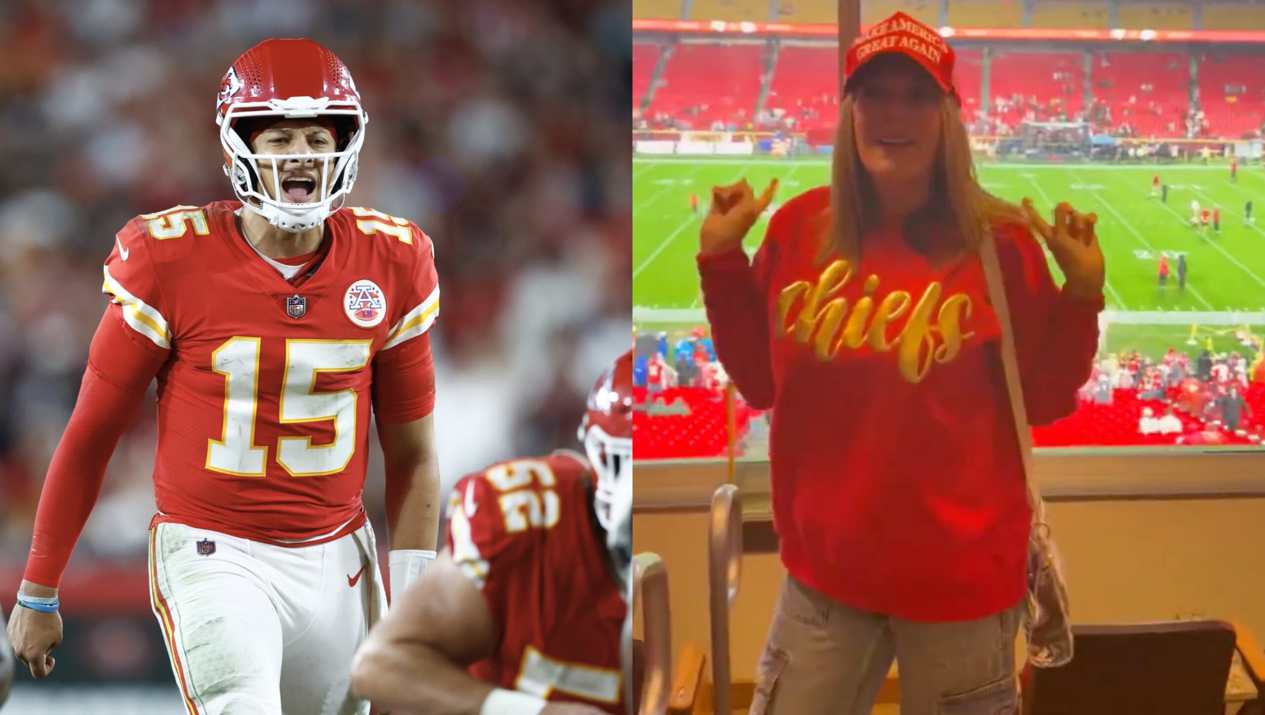 Patrick Mahomes' Mother, Randi, Endorses Donald Trump At Bucs-Chiefs ...